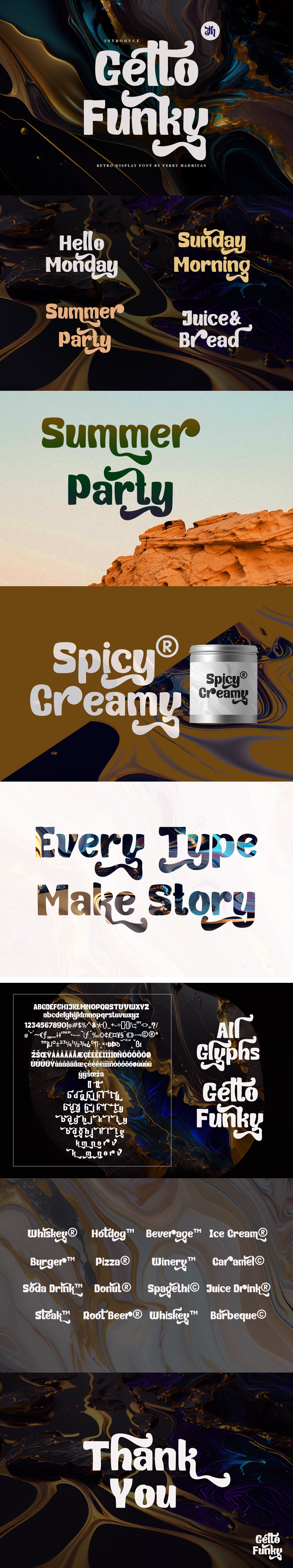 Getto Funky - Display Font