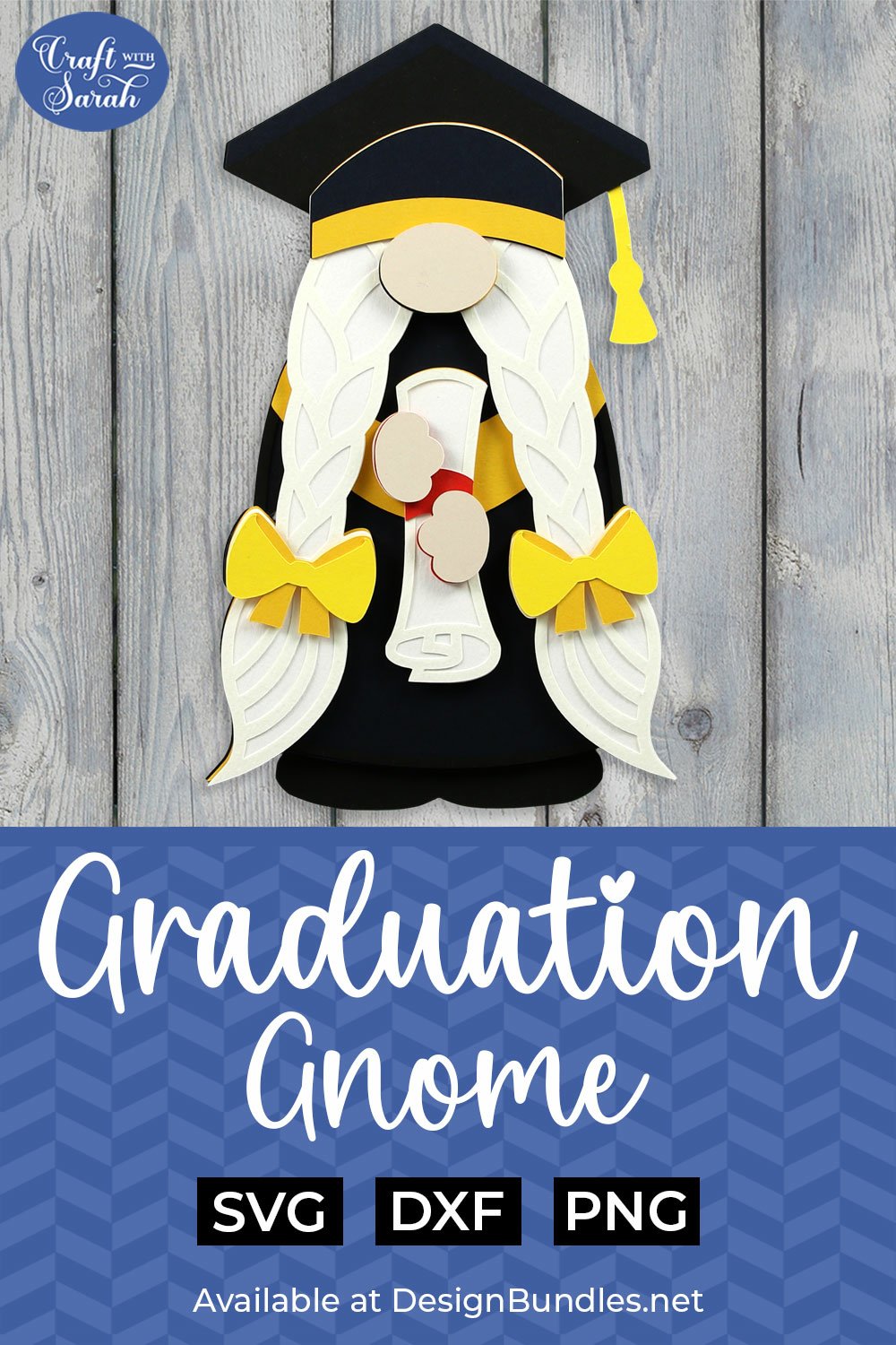 Graduation SVG | 3D Graduation Gnome for (1922966)