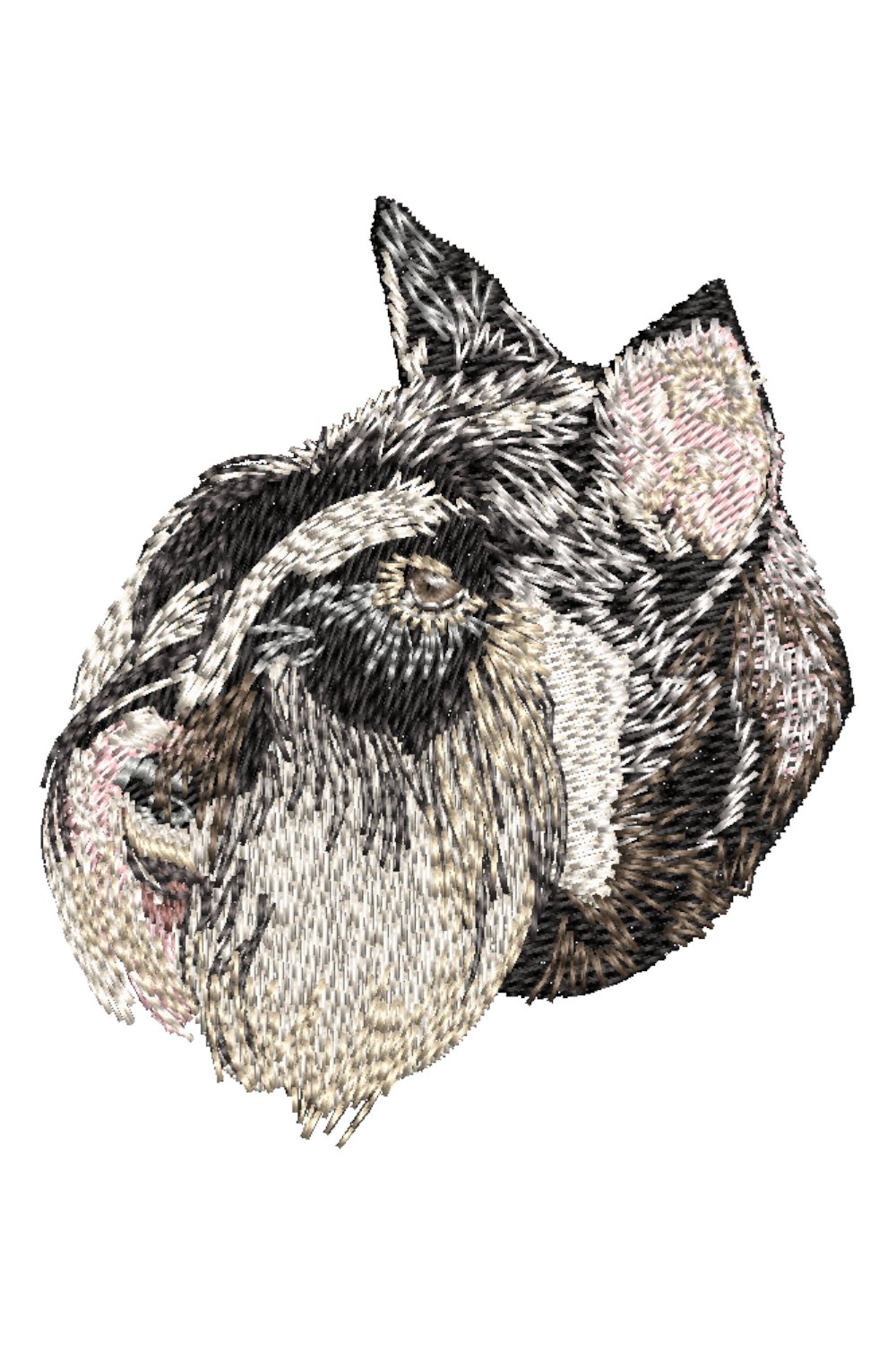 Miniature Schnauzer Embroidery Design - Dog Lovers' Delight