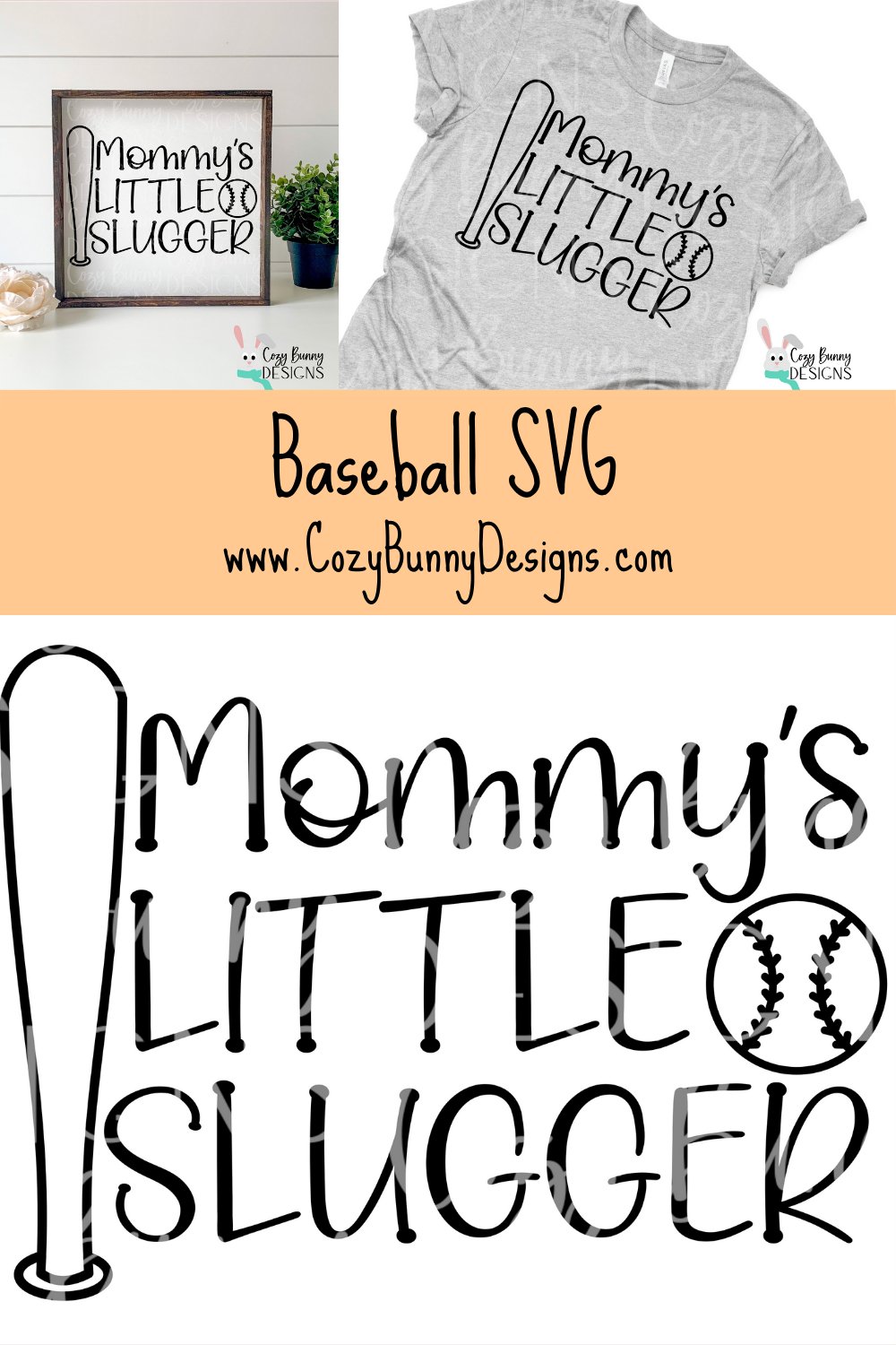 Mommy's Little Slugger SVG