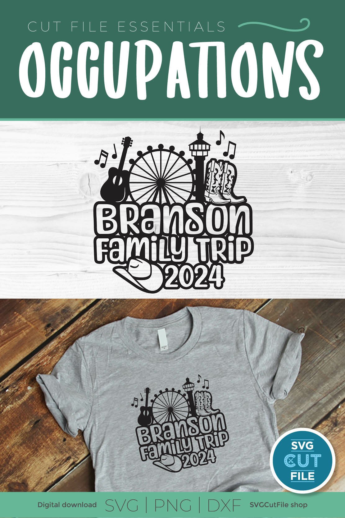 2024 Branson Family trip svg - Branson MO Family vacation