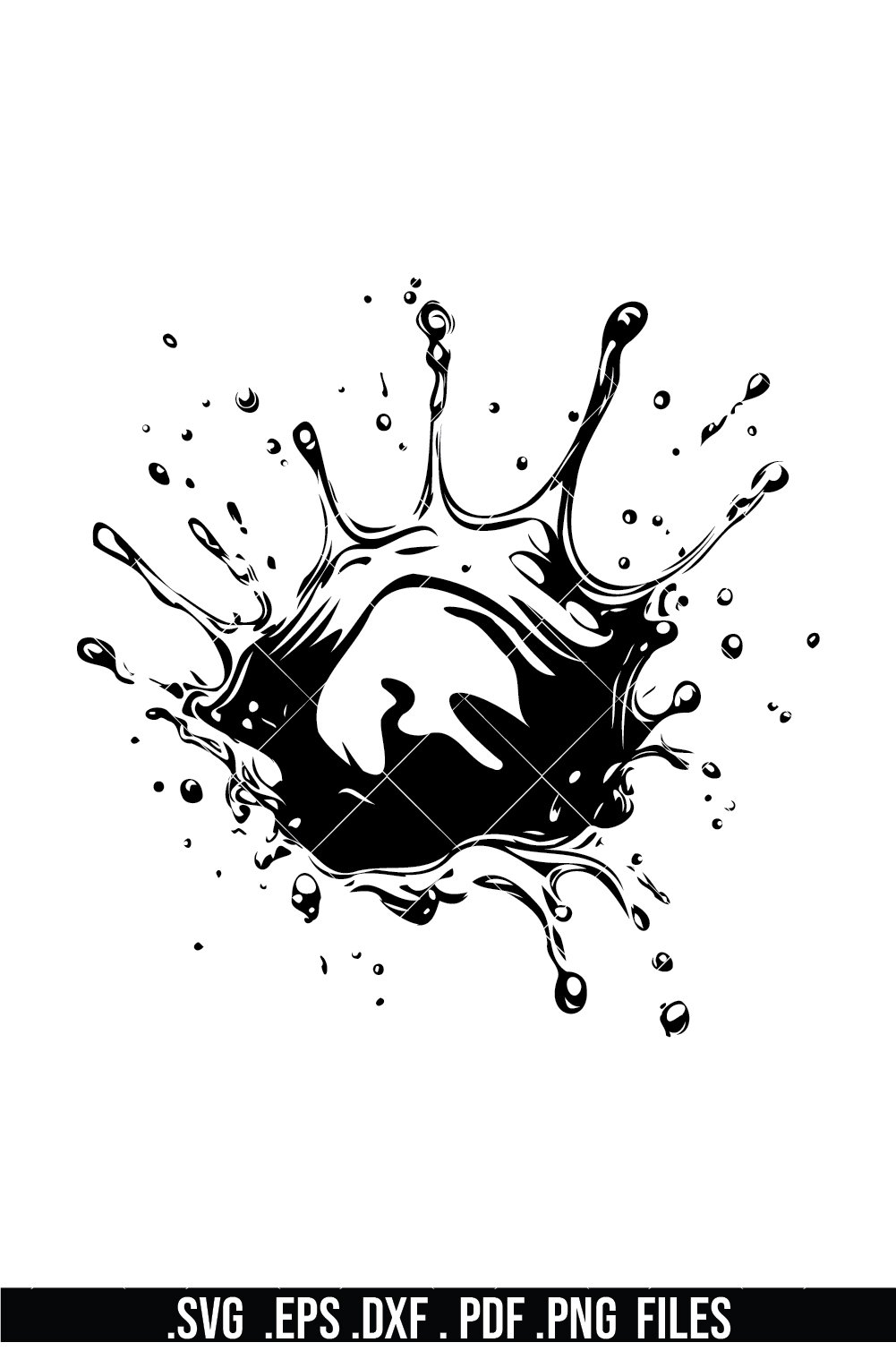 Ocean Liquid Water Splash SVG