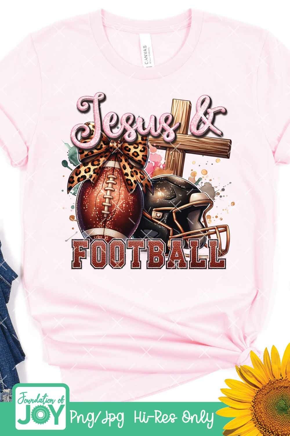 Jesus and Football png, Christian Game Day png