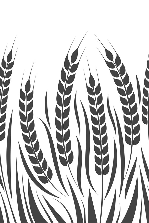 Harvest horizontal wheat pattern