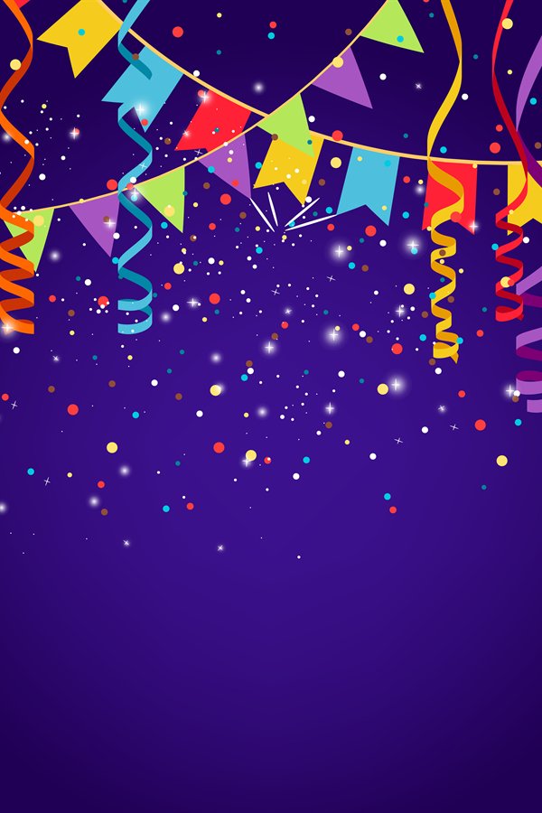 Celebration purple background