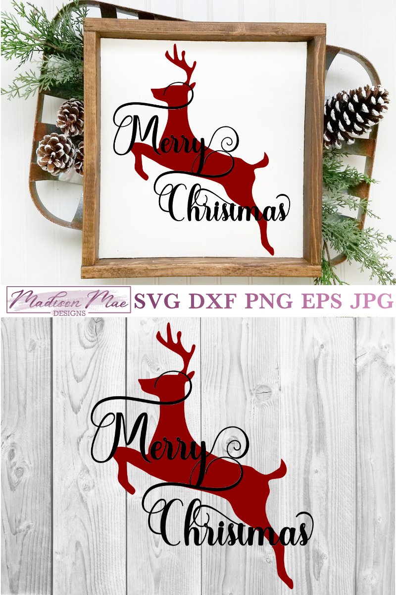 Reindeer Svg, Merry Christmas, Christmas SVG
