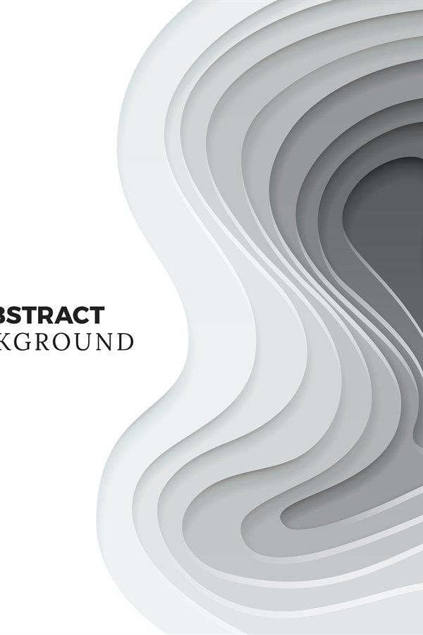 Modern paper cut background design. Abstract backdrop with m