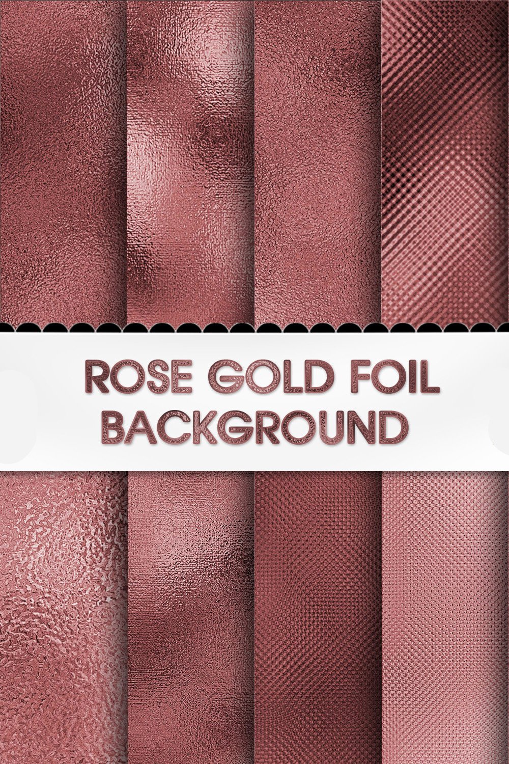 Rose Gold foil digital paper, foil textures