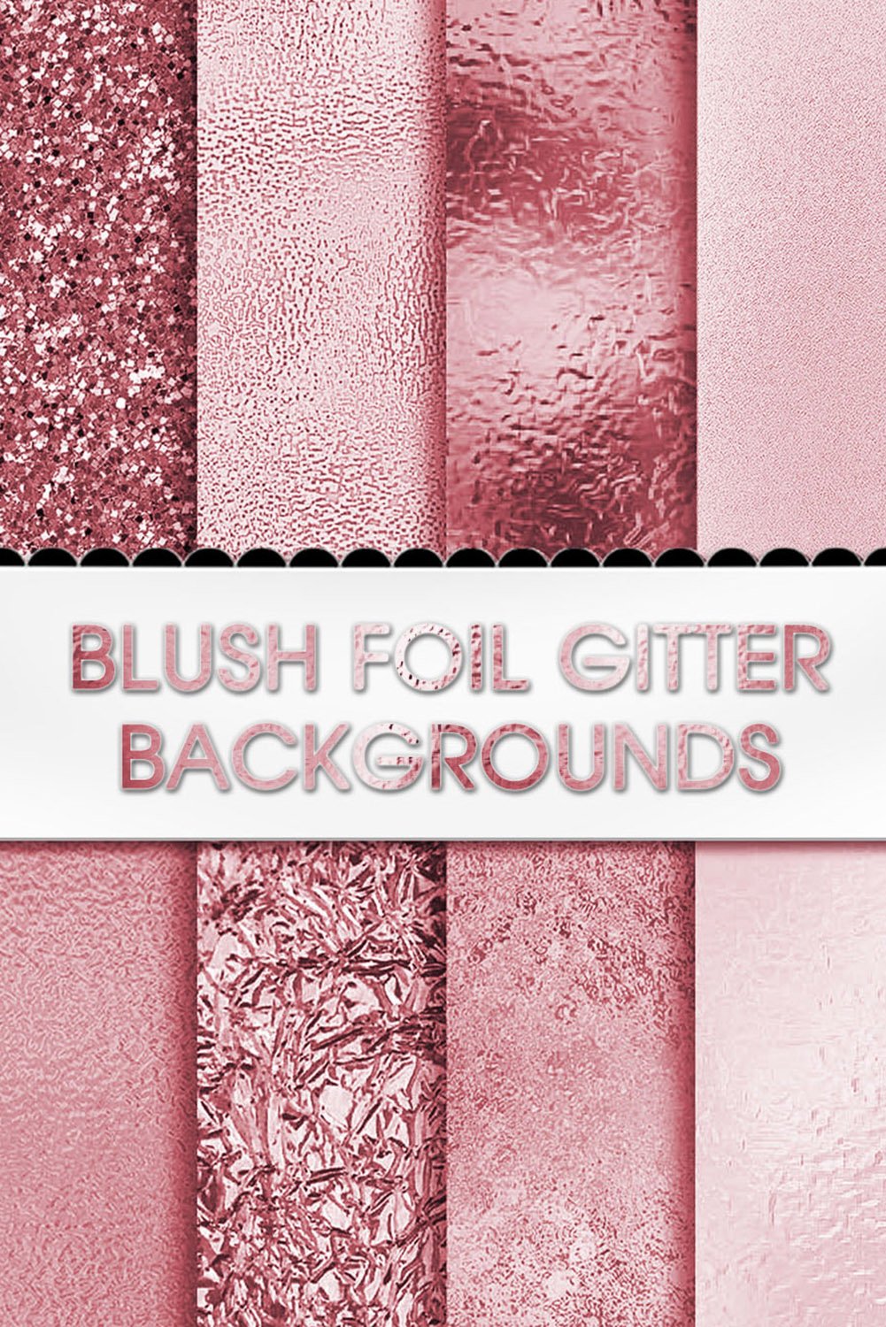 Blush Pink Foil Glitter Seamles, Soft Digital Paper Blush