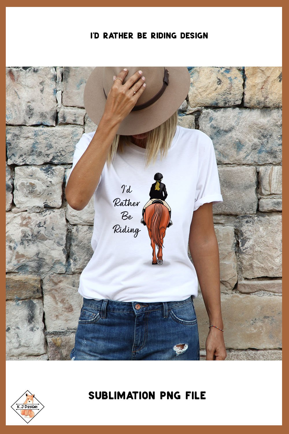 I'd Rather Be Riding Design | Horse Art