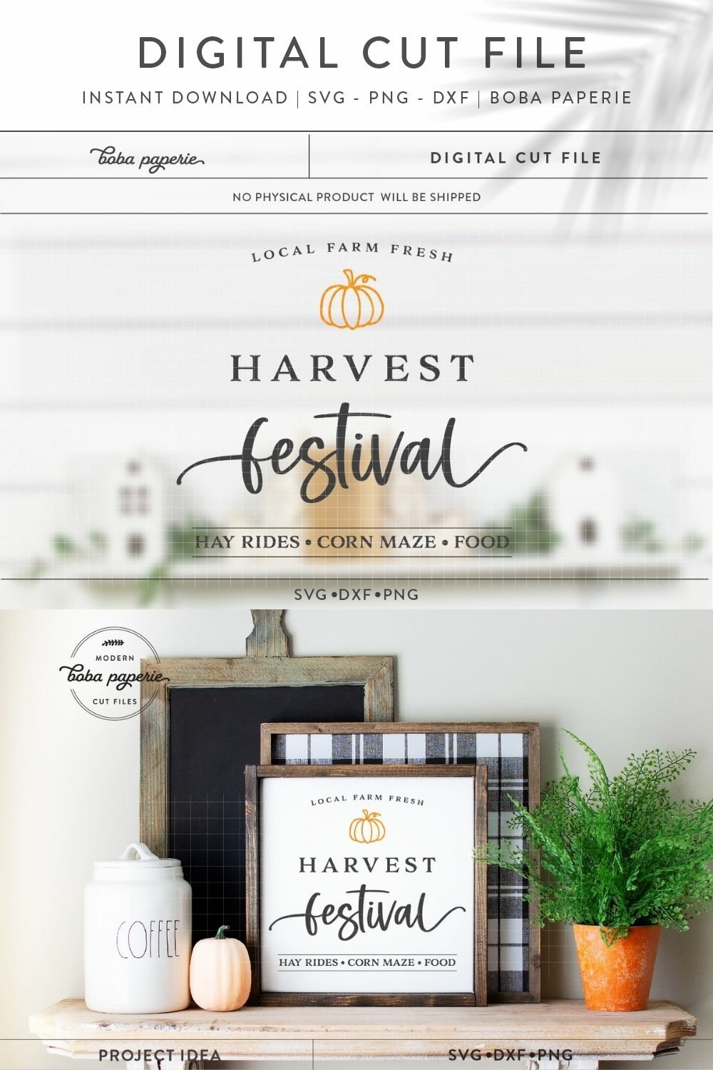 Harvest festival svg, fall decor, fall sign svg, autumn sign