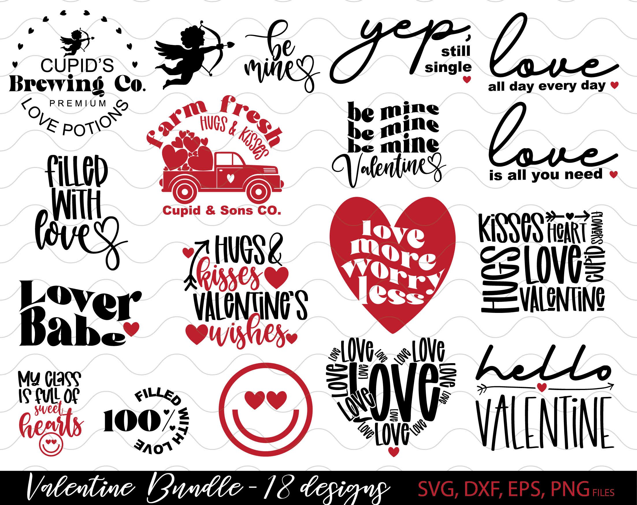 Valentines Day SVG Bundle | Love SVG Bundle