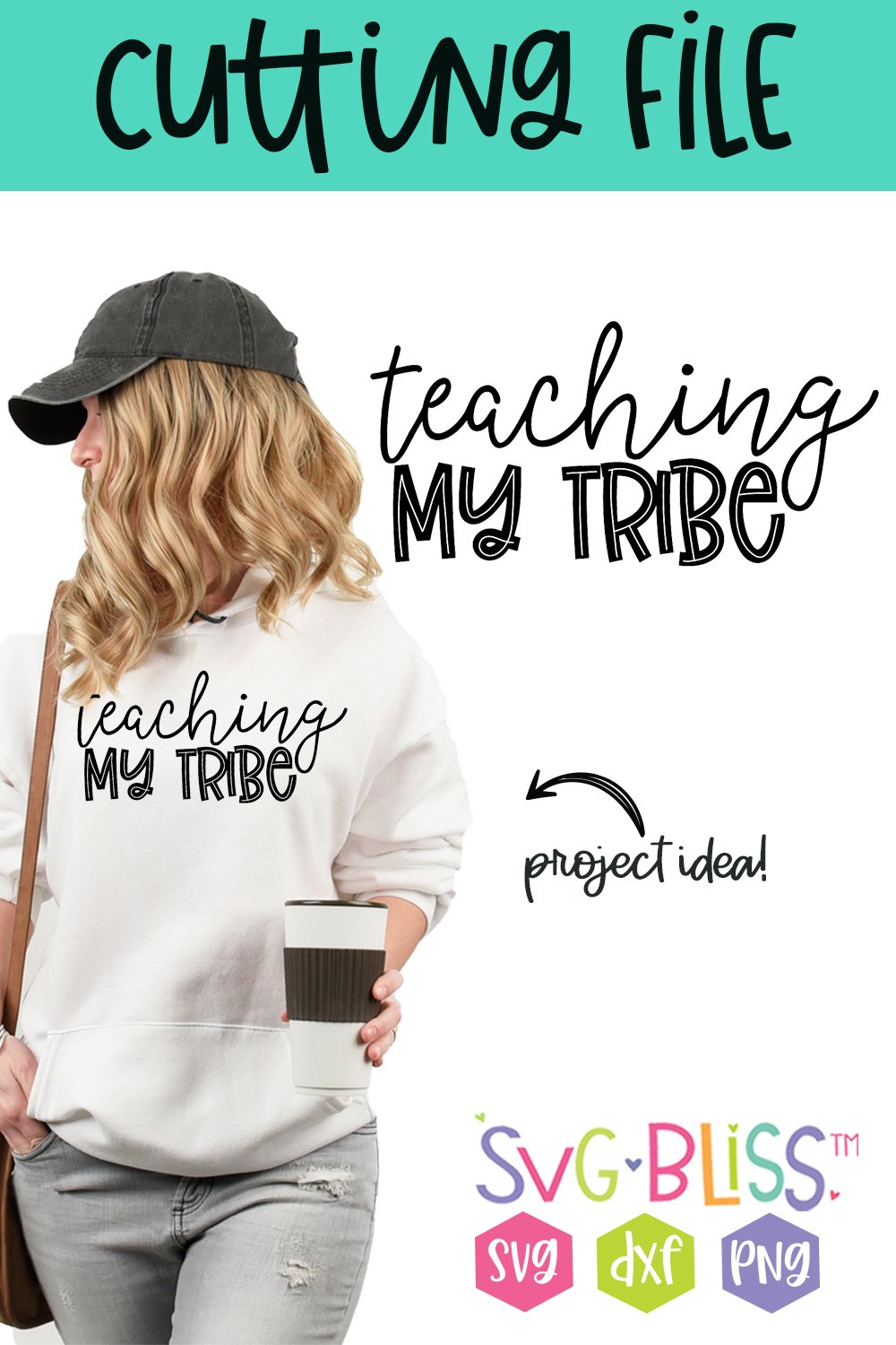 Teaching My Tribe SVG Cut File - Teacher Homeschool Mom SVG