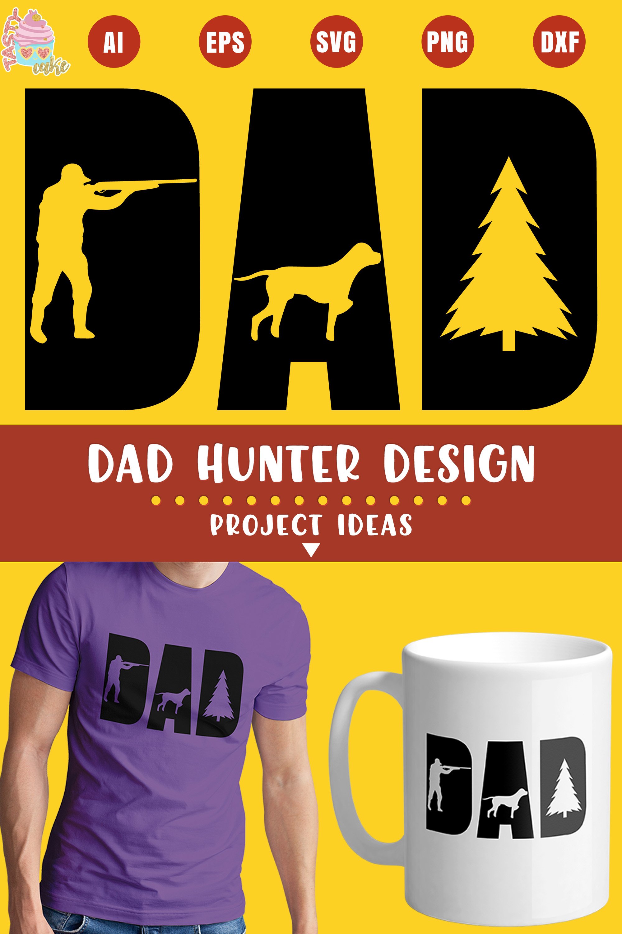 Dad Hunter SVG - Father's Day Designs