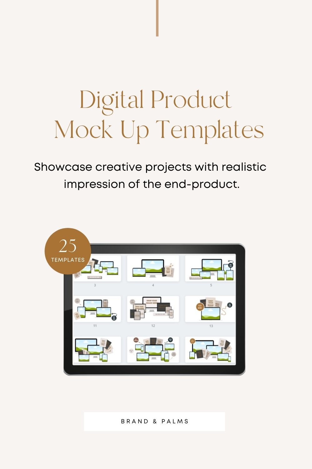 Digital Product Mock Up Templates