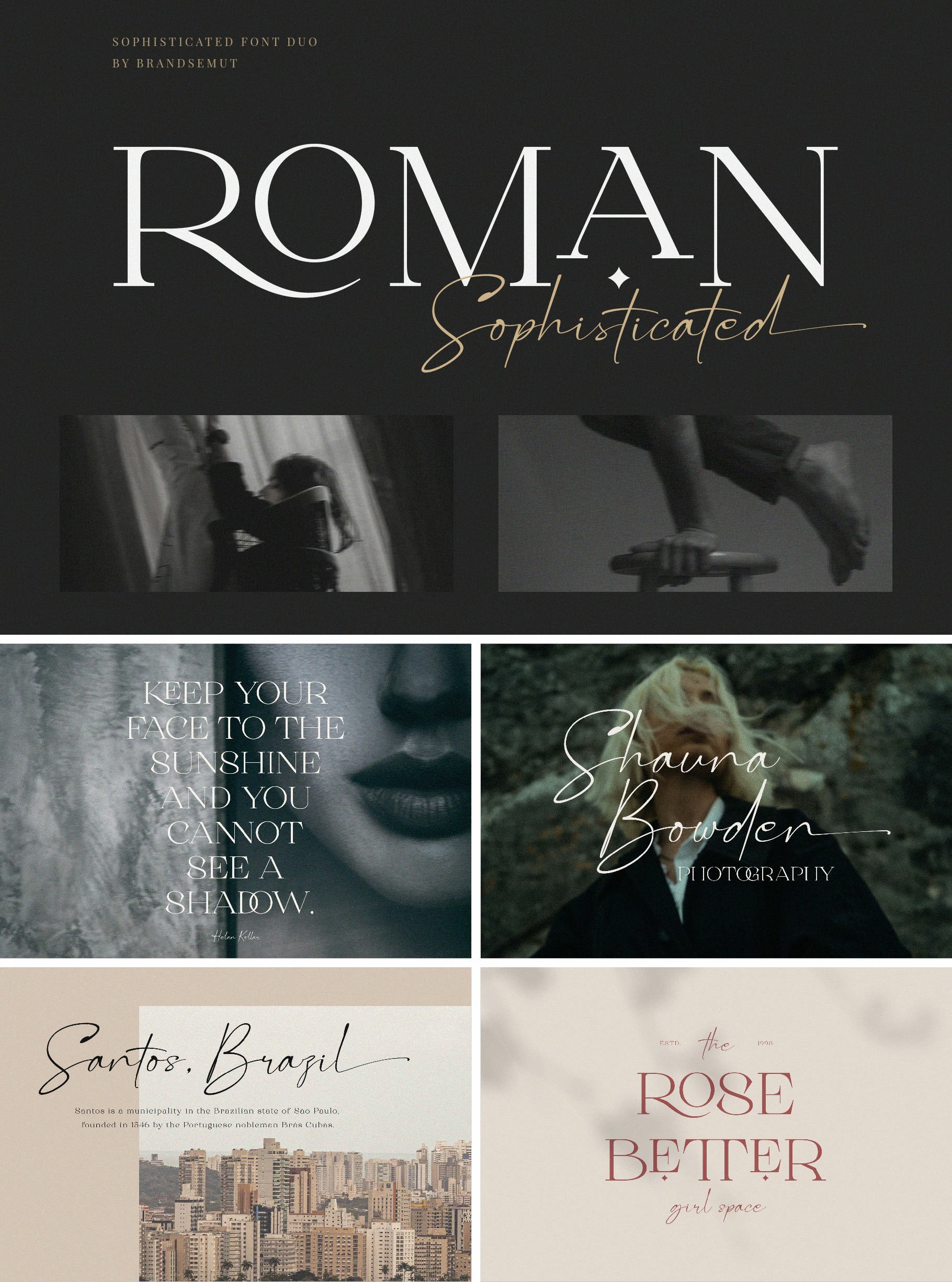 Roman Sophisticated Font Duo