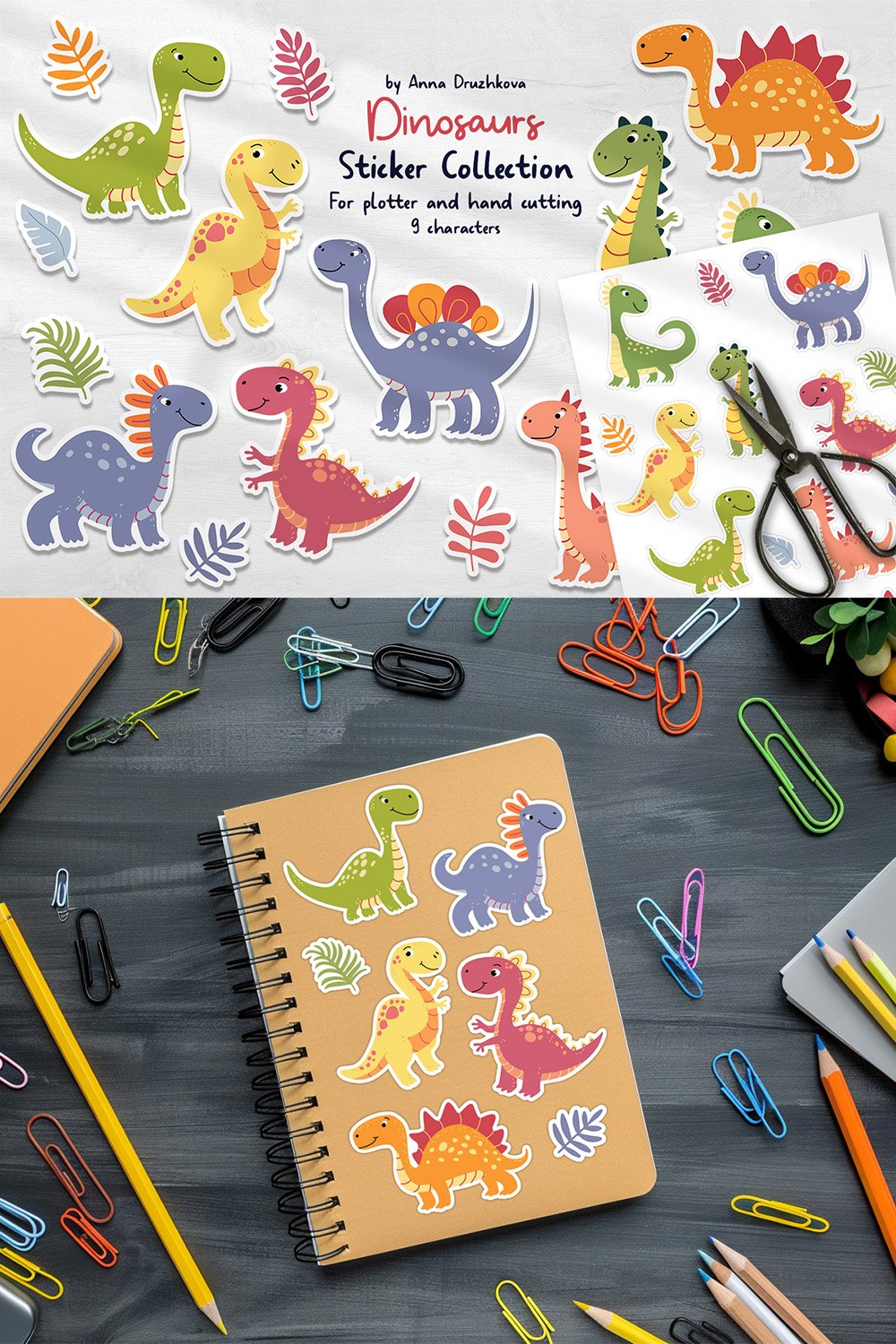 Dinosaurs Sticker Collection