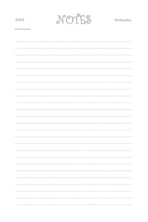 Weekly Business Planner, Instant Download, Printable Notes