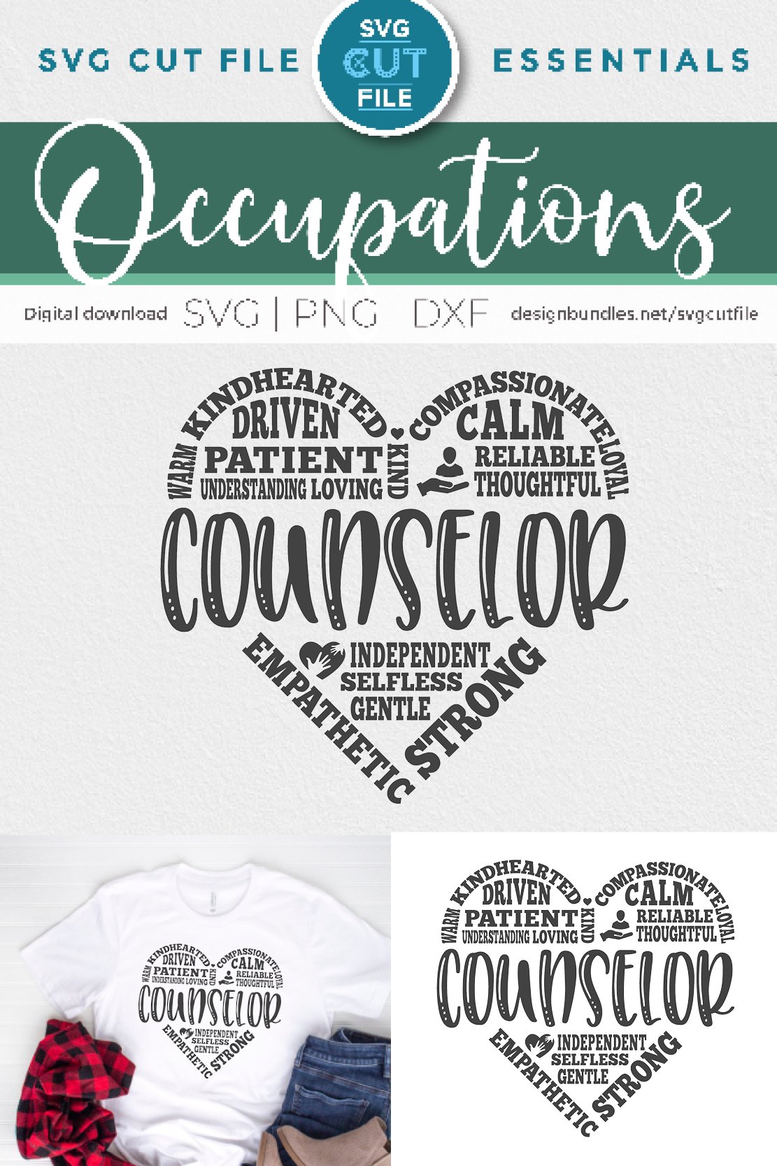Counselor svg - a subway art heart counselor SVG file