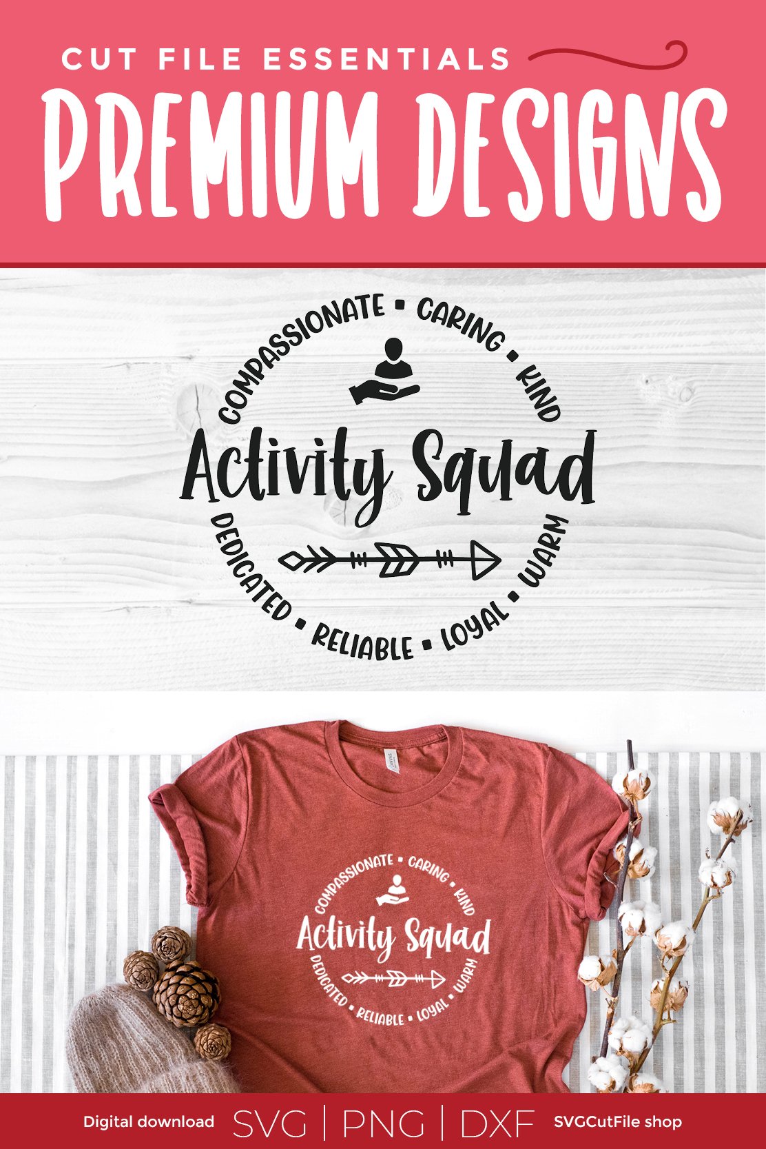 Activity Squad svg for activities team appreciation