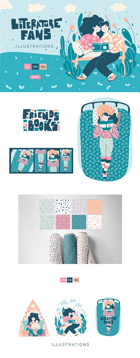 Literature Fans - illustrations (913461)