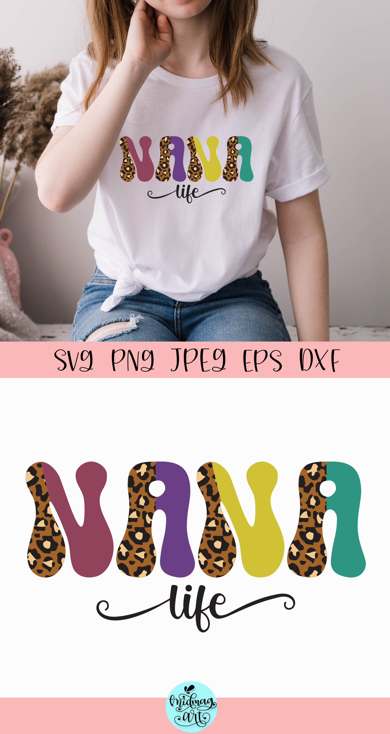 Nana life svg, grandma svg