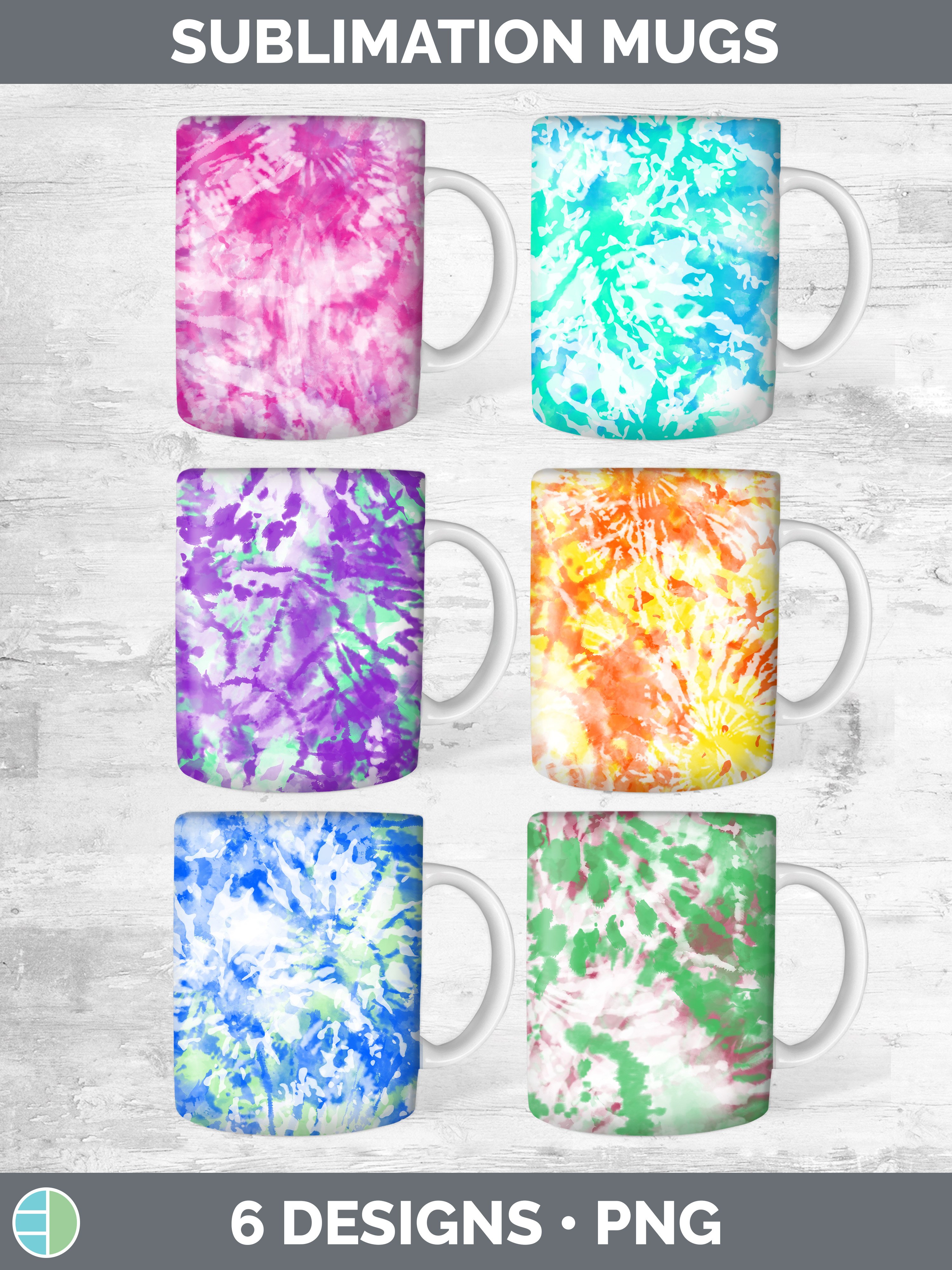 Tie Dye Mug Sublimation