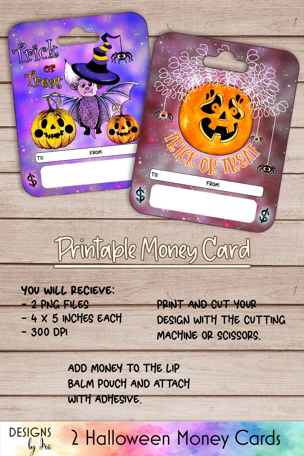 Halloween Money Card Printable