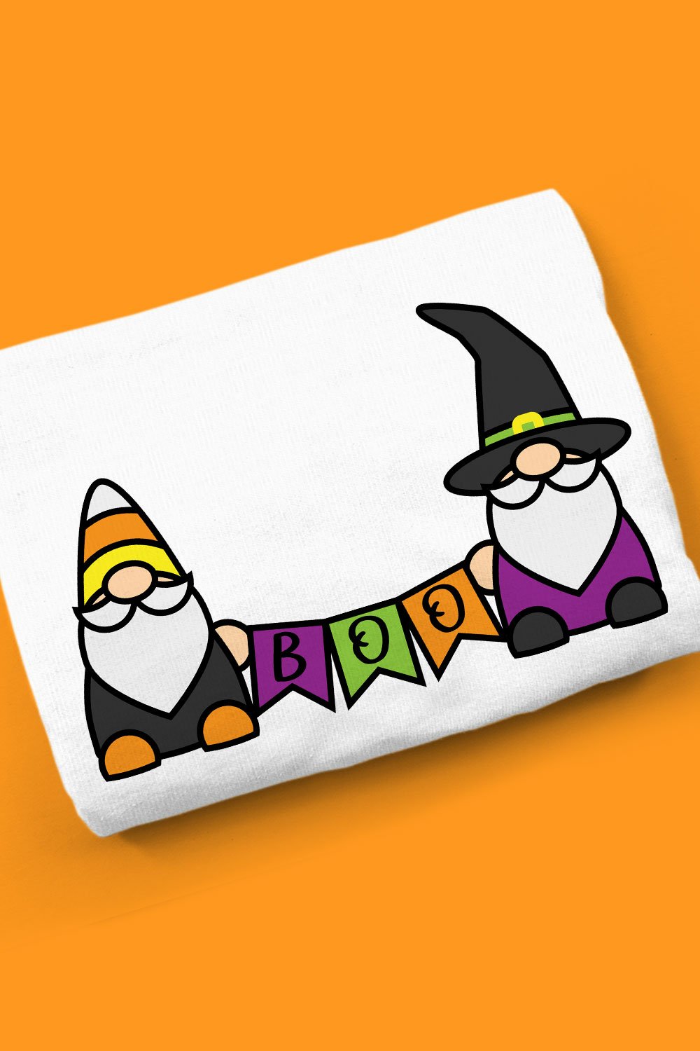 Halloween Gnomes with BOO Sign SVG File