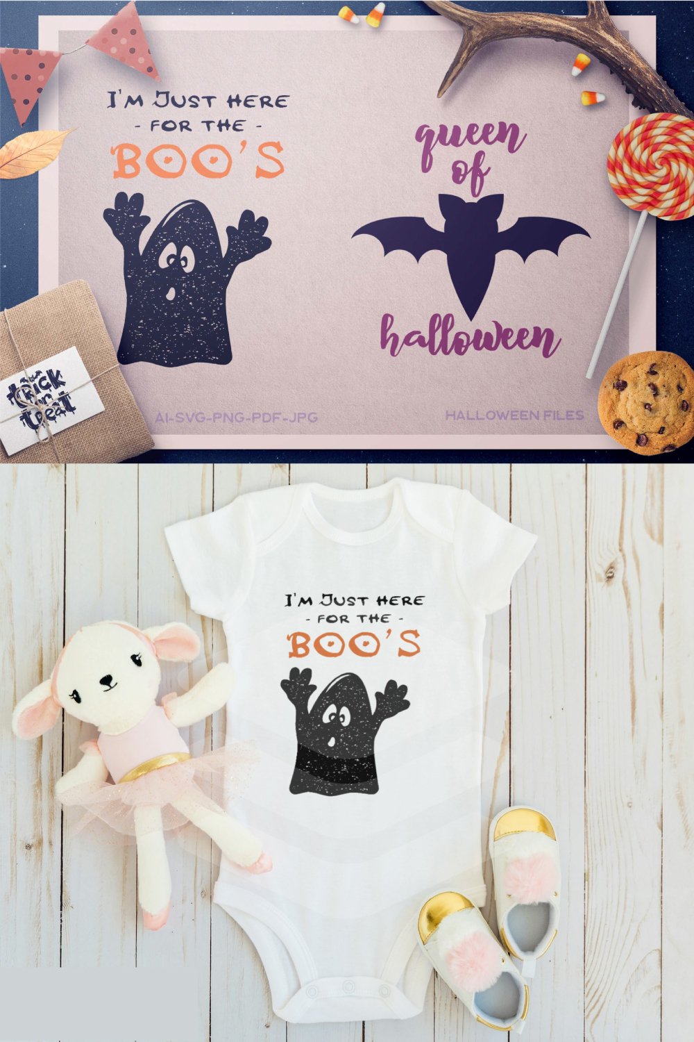 2 Halloween SVG Quotes | Halloween Files for Cricut Tshirt