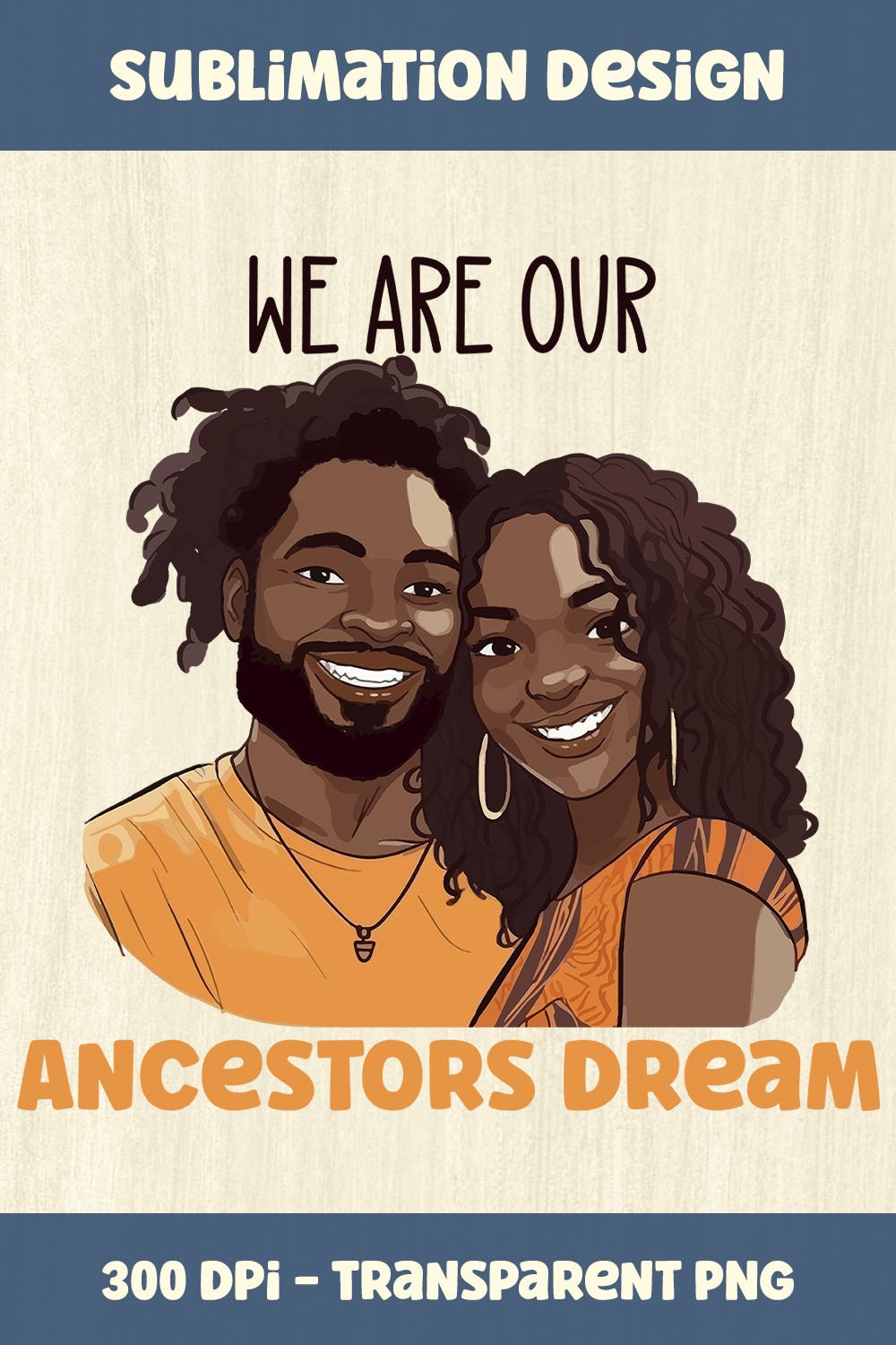 Juneteenth sublimation design, transparent PNG