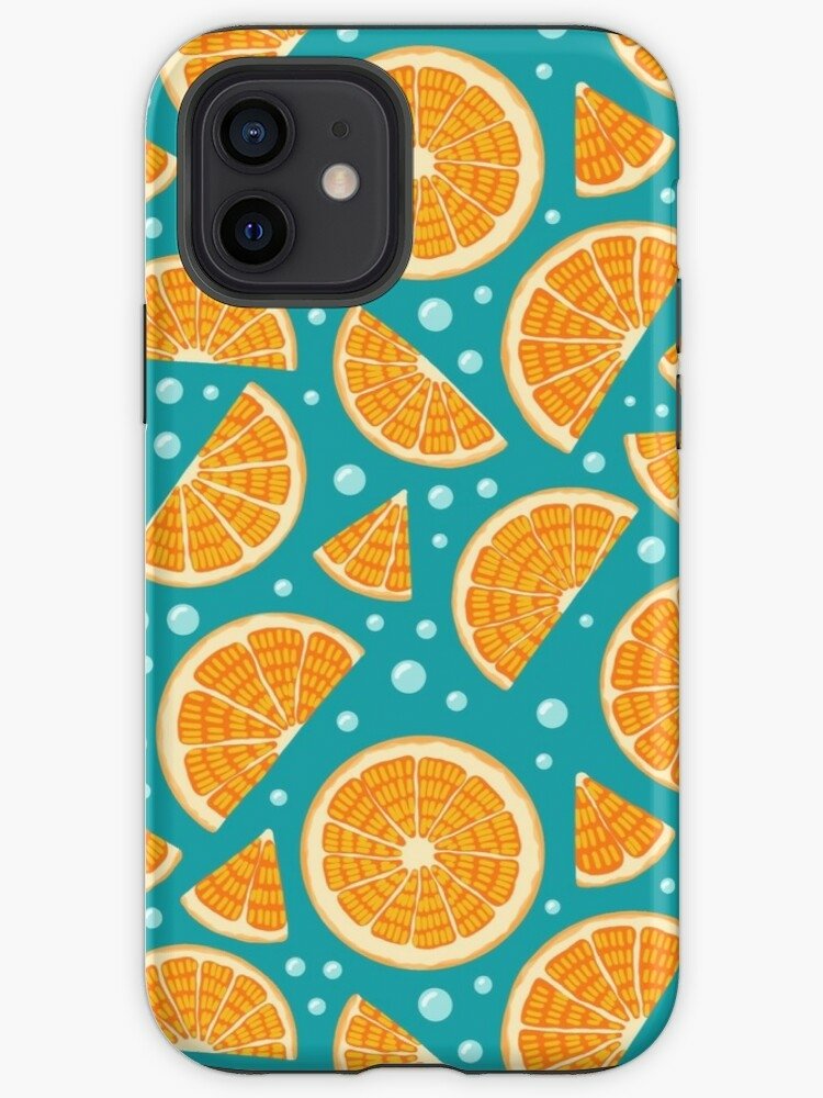 Summer png, orange seamless pattern for summer decor