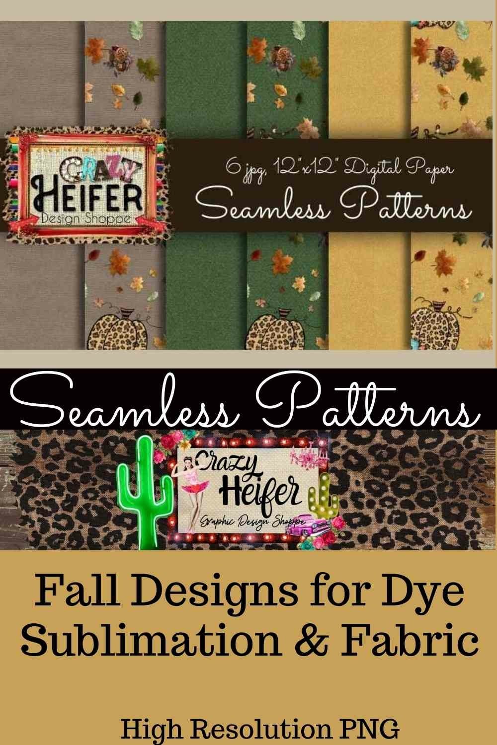 Seamless Pattern Fall Autumn Digital Paper fabric (1546180)