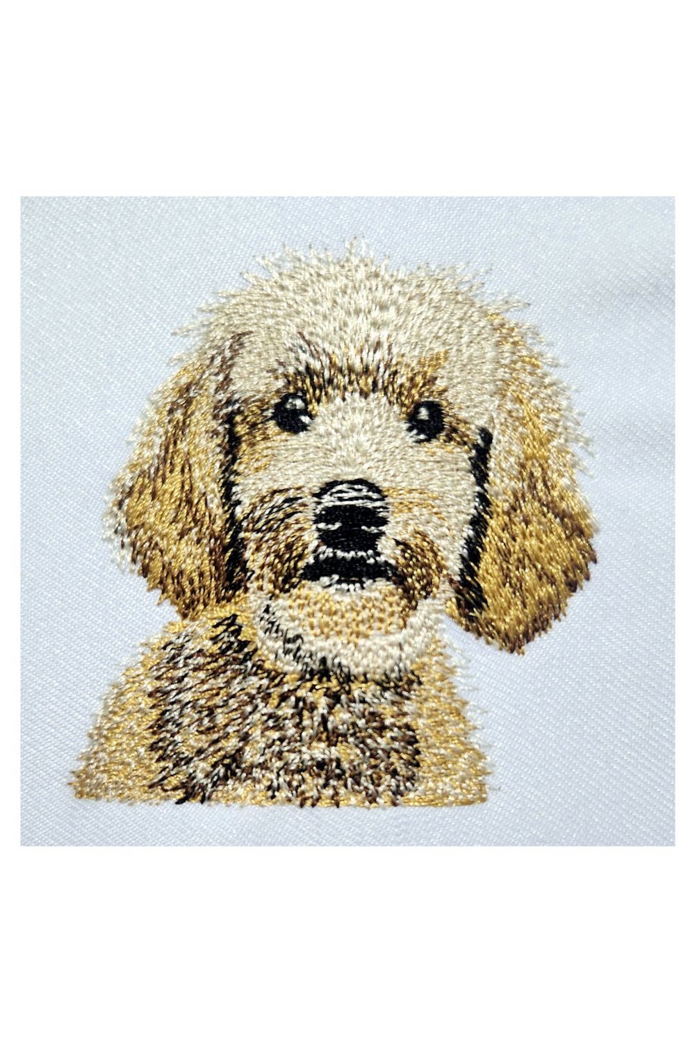Goldendoodle machine embroidery file