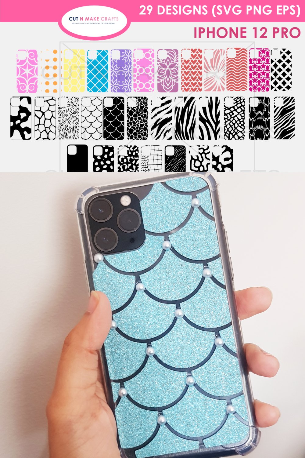 29 iPhone 12 Pro SVG Designs| Phone Case Decals