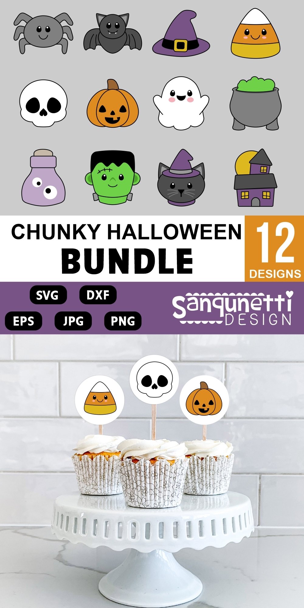 Cute Halloween Clipart | Cute Halloween SVG Bundle