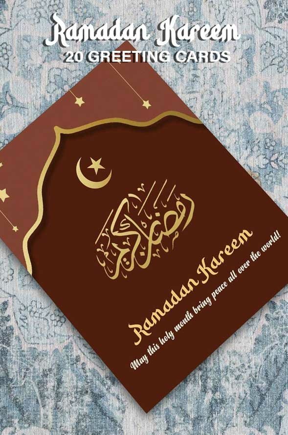 20 Ramadan Kareem Printable Greeting Cards