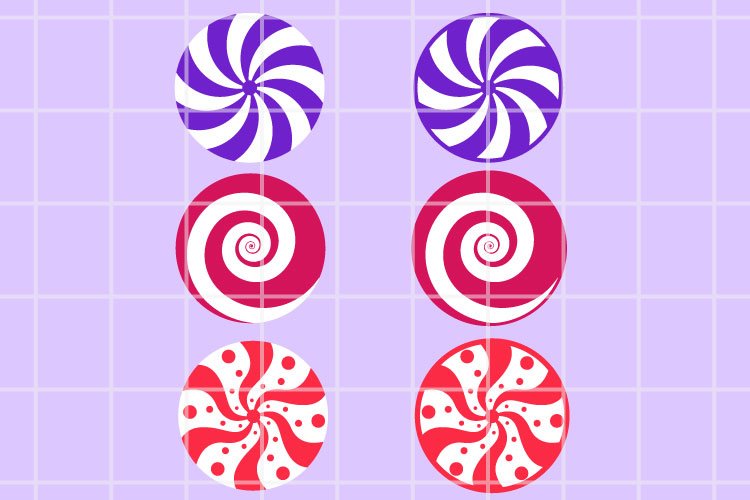 Christmas candy SVG. Candy cut files. Christmas (1090253)