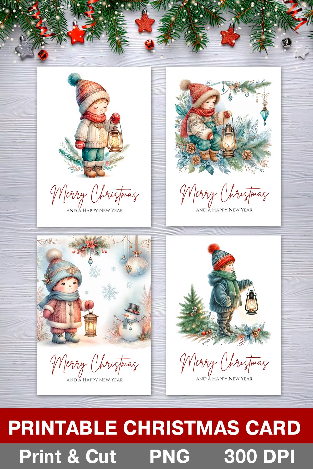 Merry Christmas Card printable