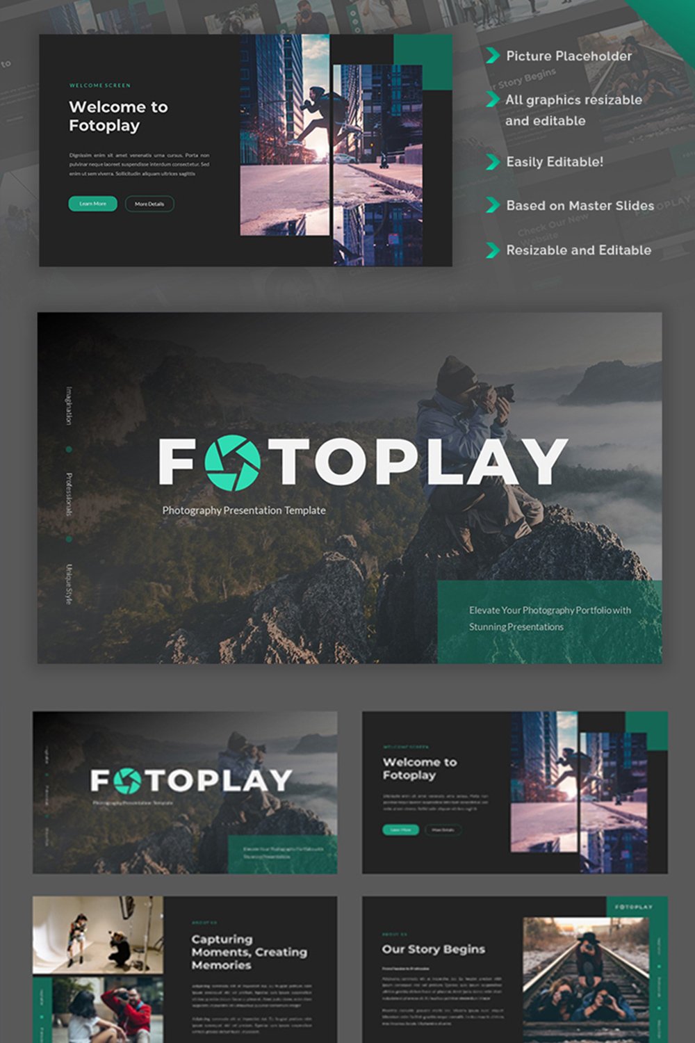 Fotoplay-Photography PowerPoint Template