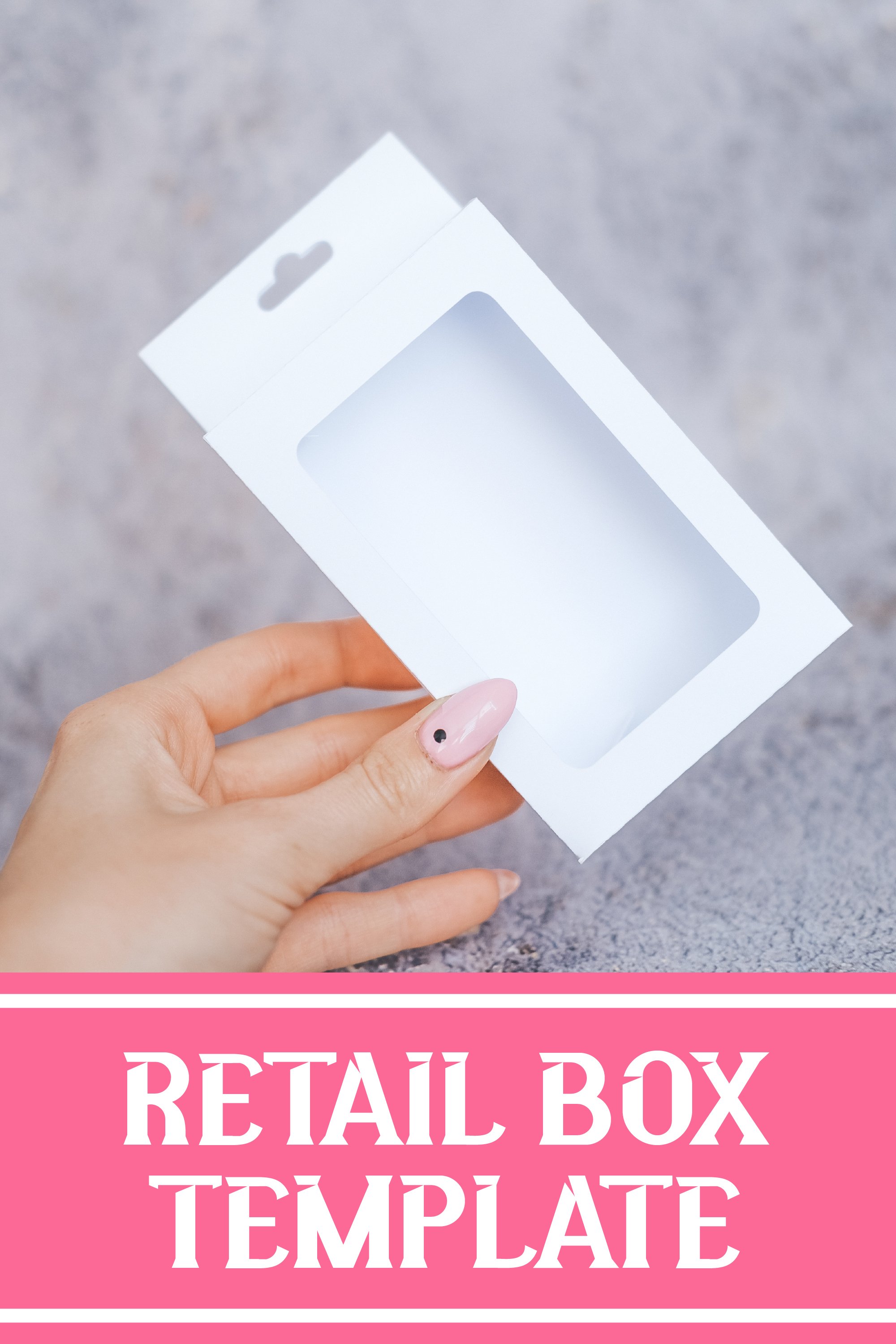 Retail Box Template SVG