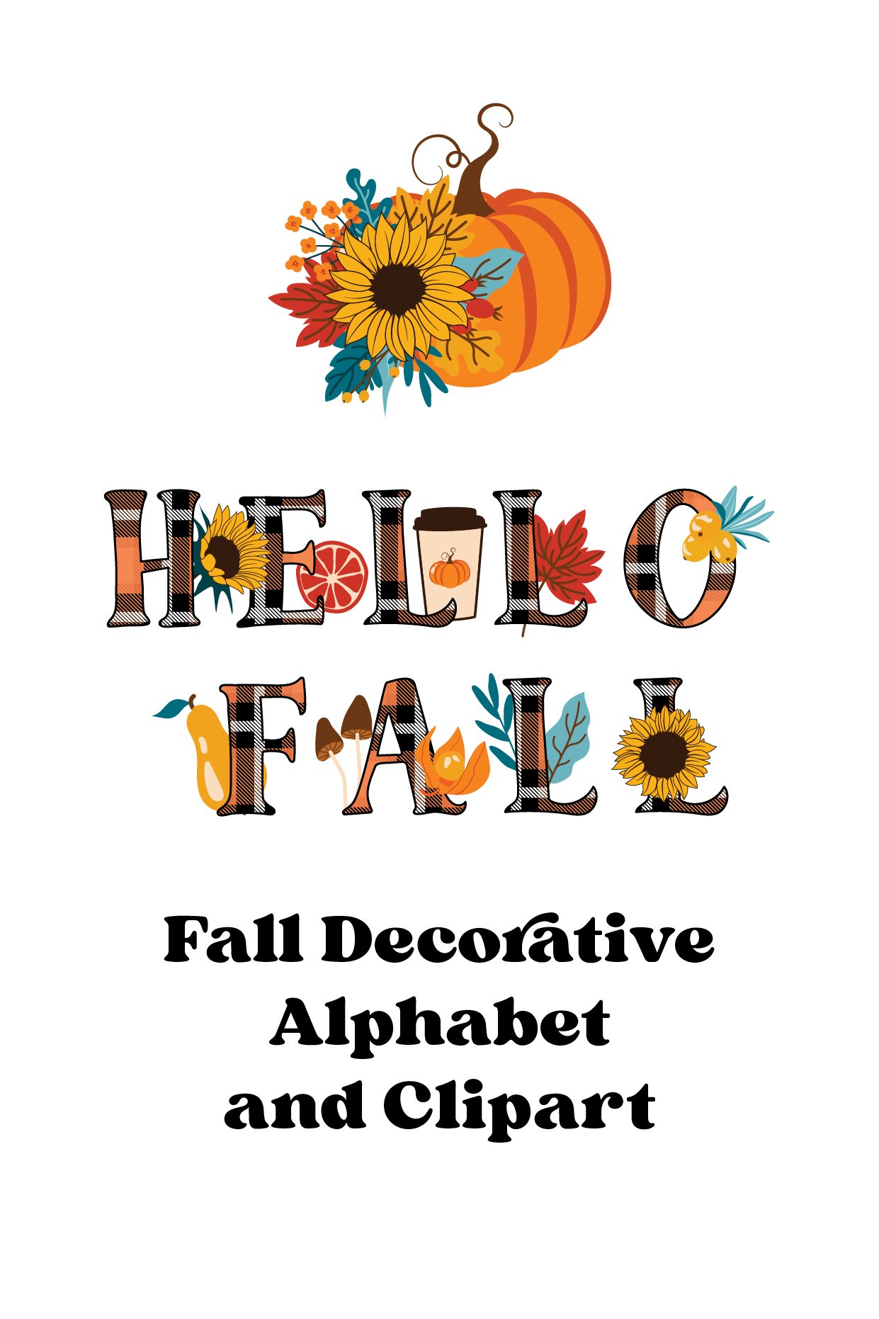 Fall Alphabet and Clipart