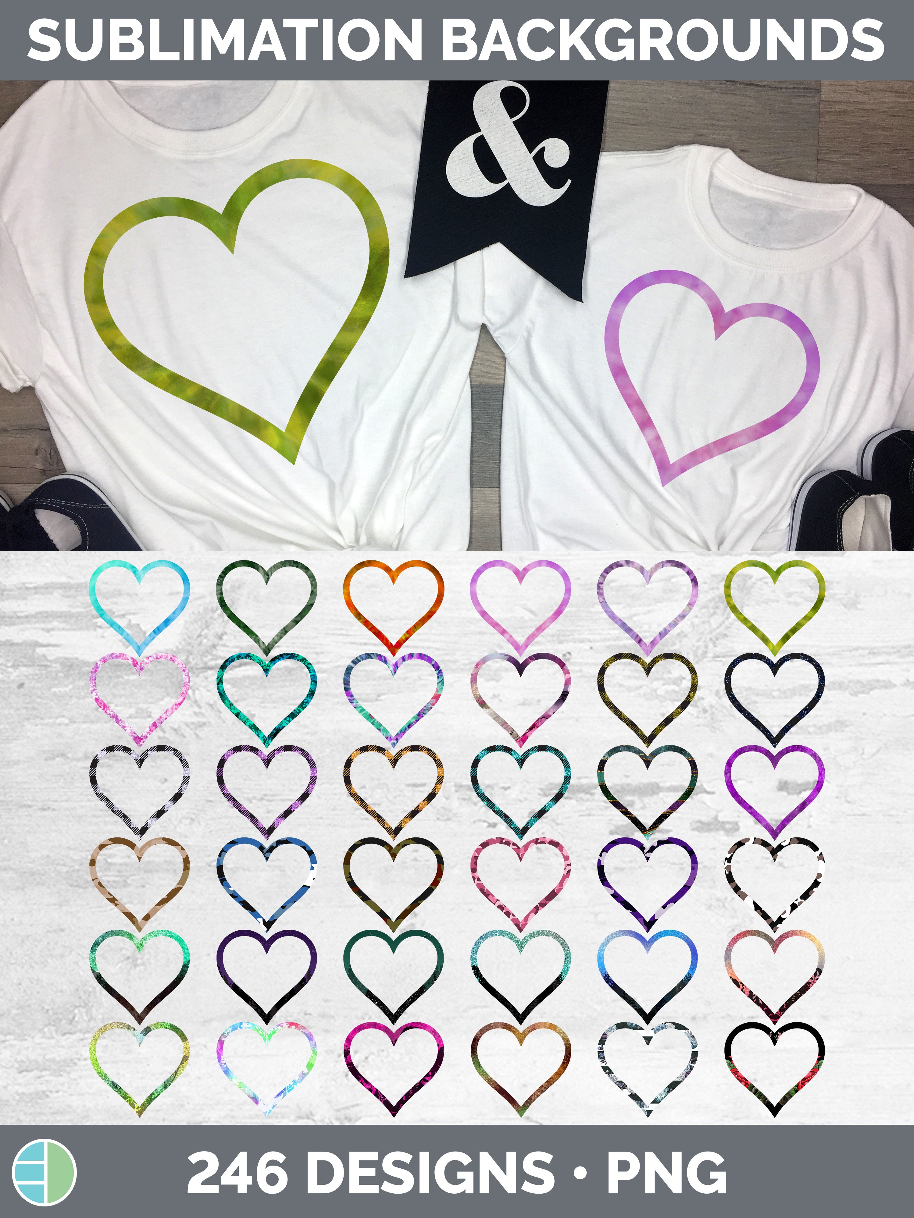Heart Sublimation Mega Bundle