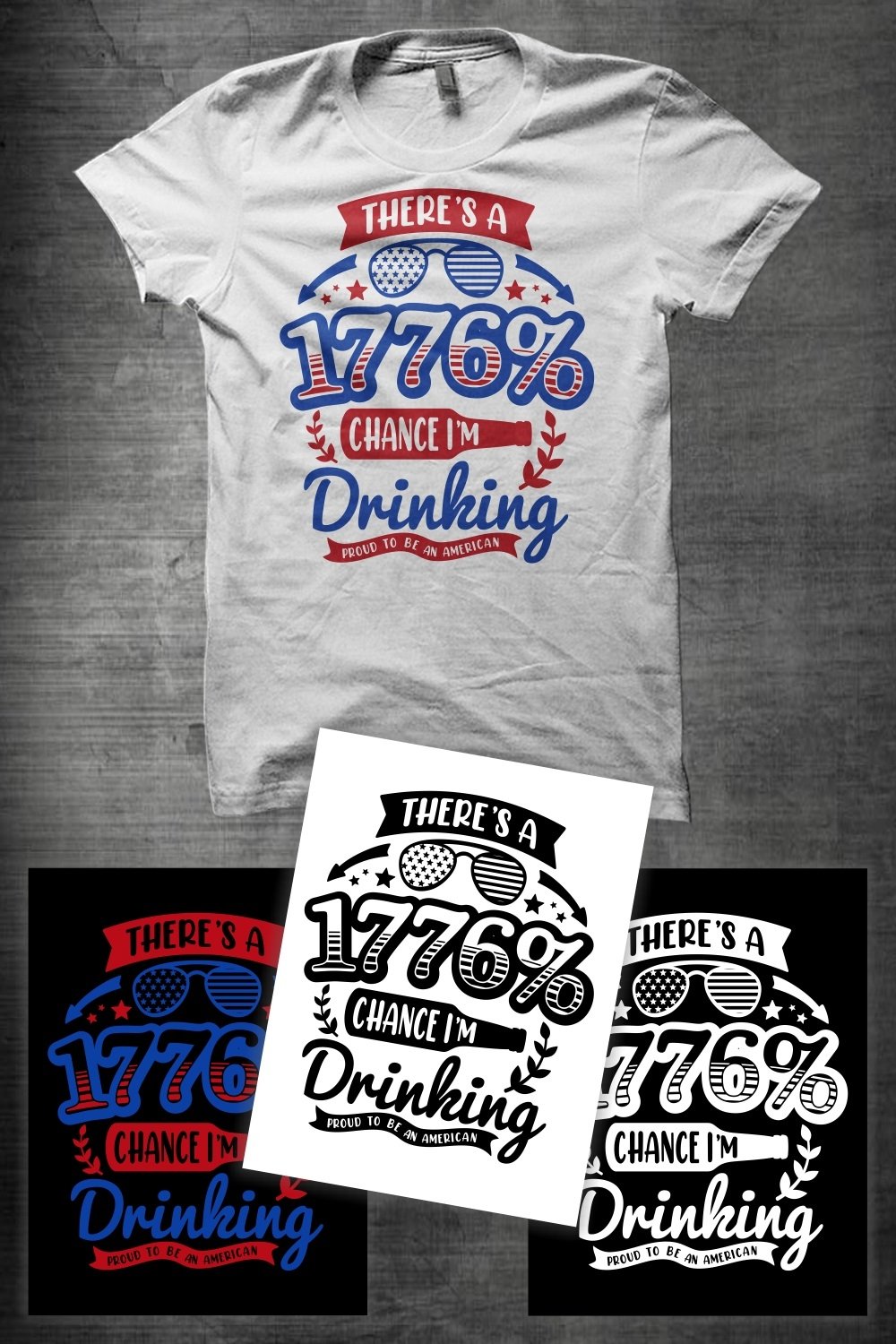 Proud American Patriotic SVG - 1776 Chance Drinking