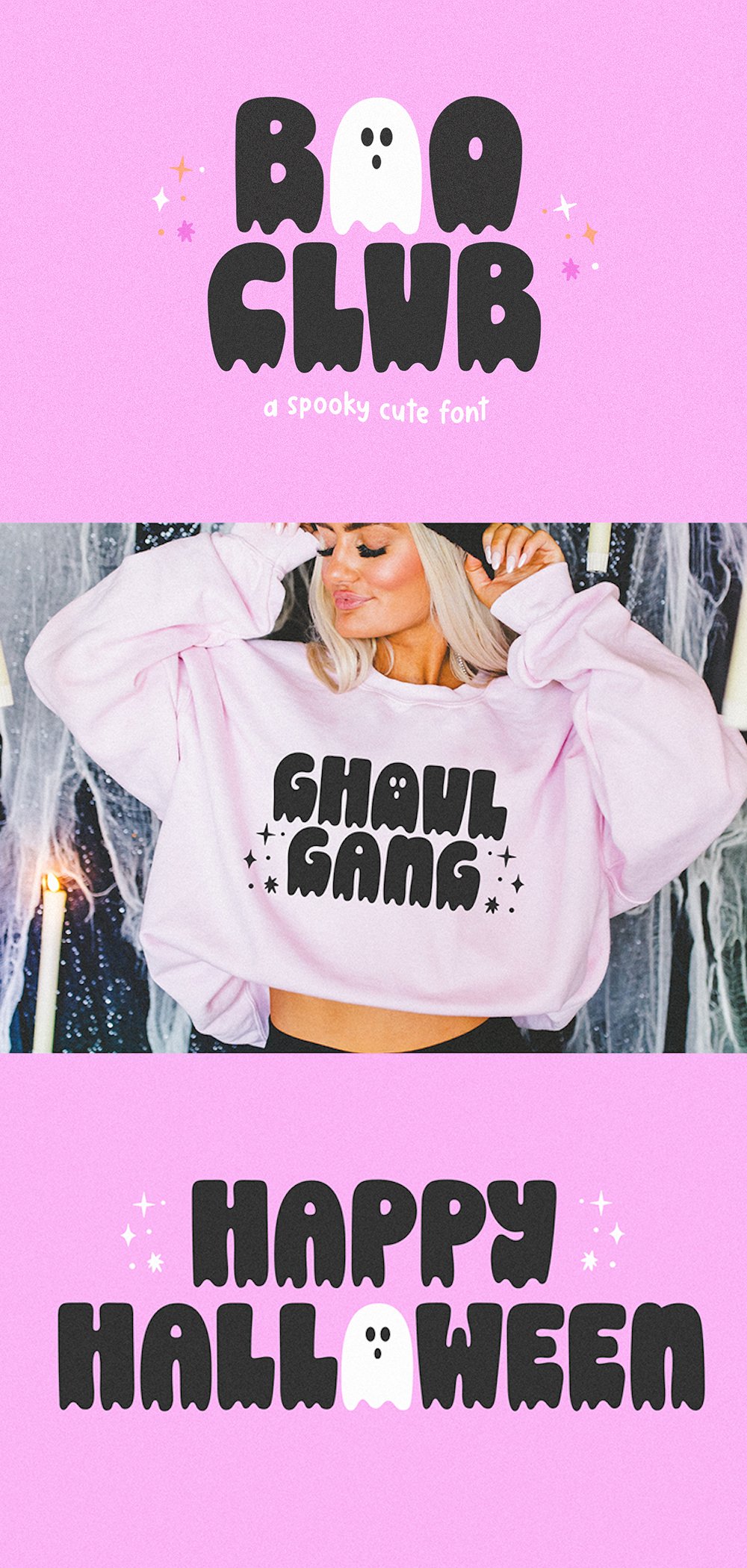 Boo Club - Spooky Halloween Font