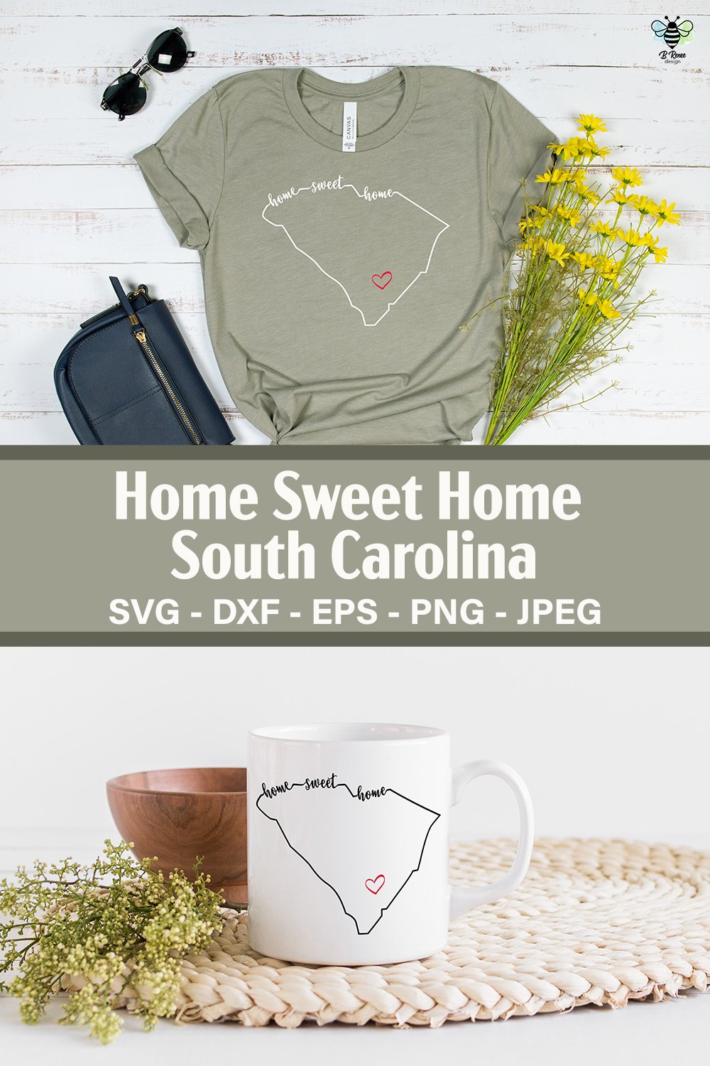 South Carolina Home Sweet Home SVG | State PridSVG