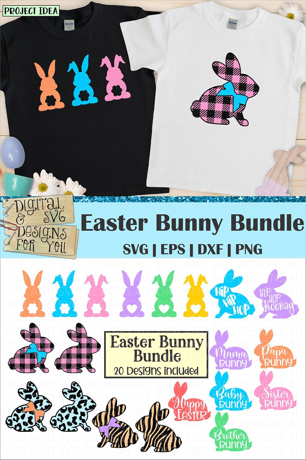 Easter Bunny Bundle | Easter SVG Bundle | Easter Bunnies SVG