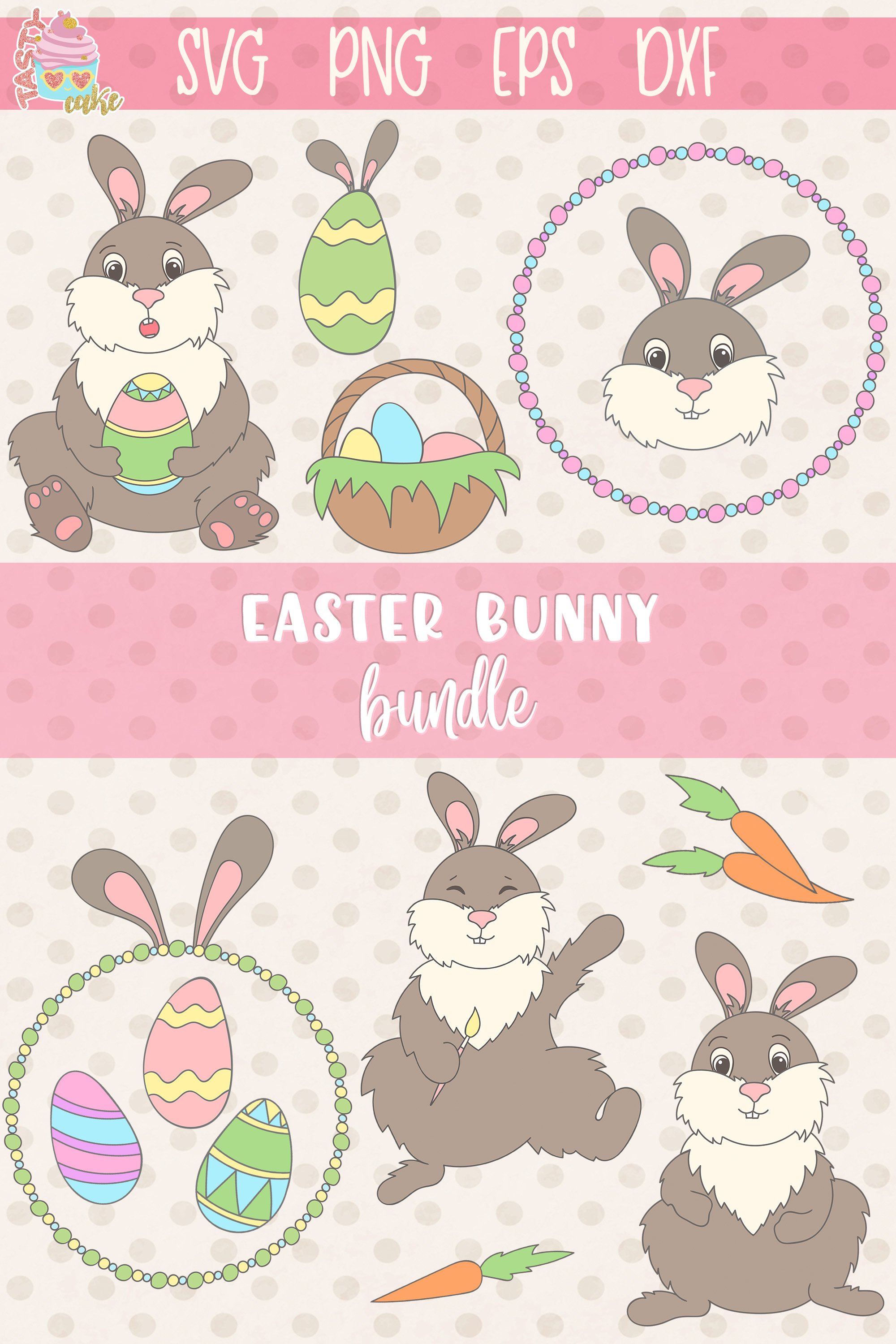 Easter Bunny Bundle - Easter Cut File