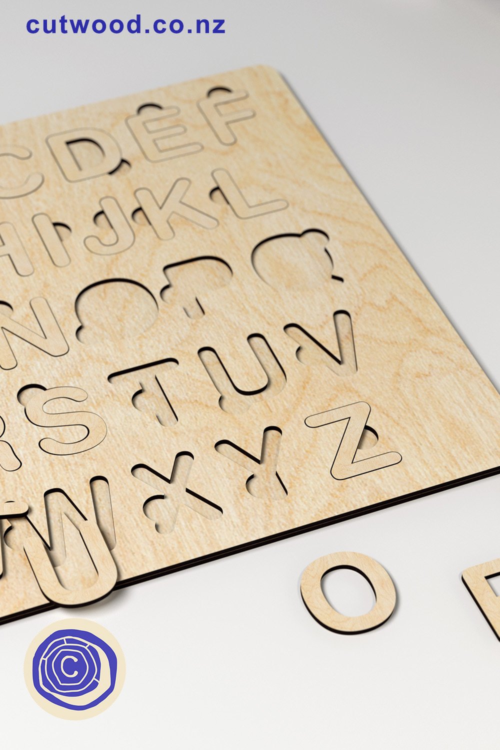 Children's Alphabet Educational Puzzle SVG file