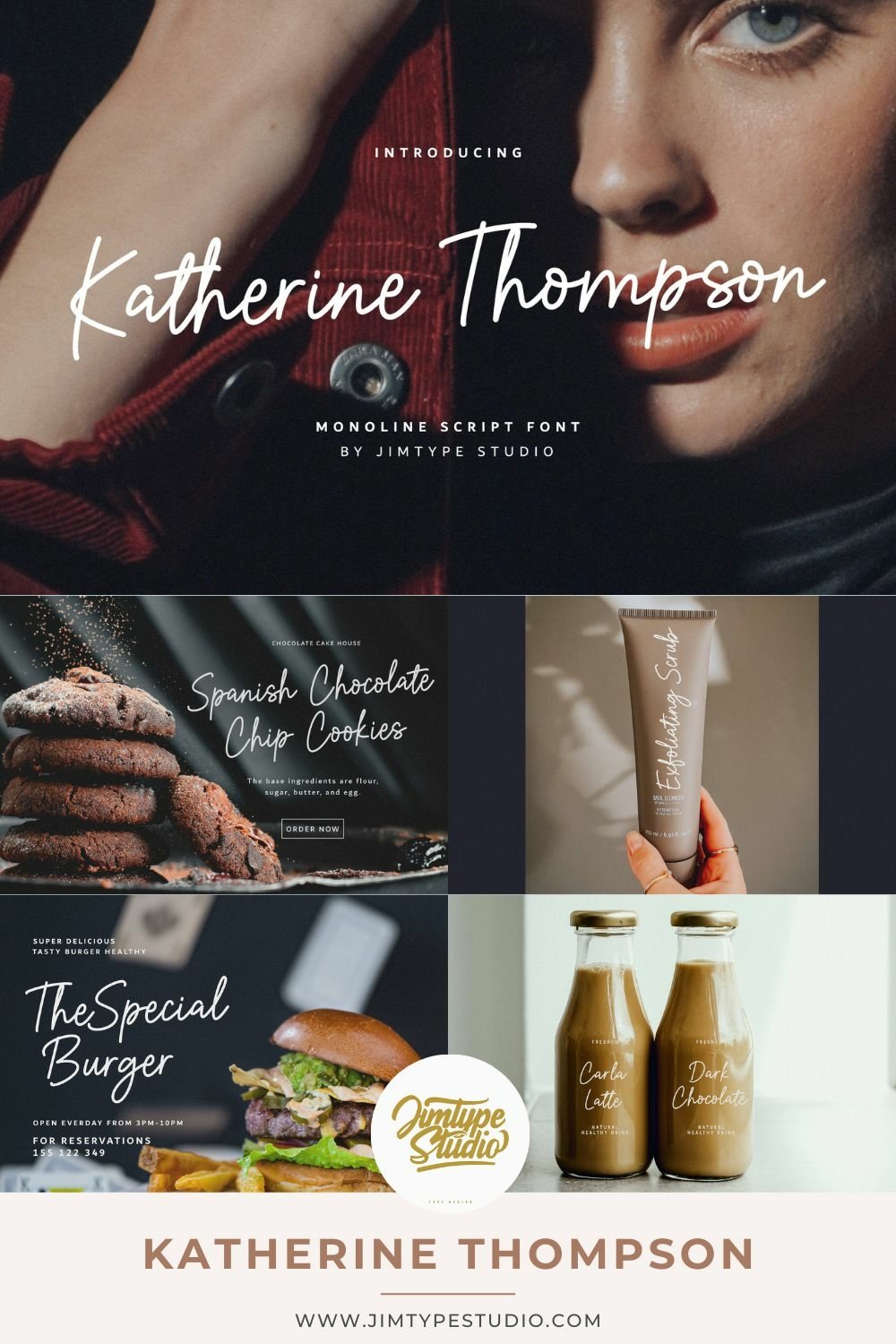 Katherine Thompson - Business Branding Font From Jimtype